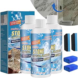 Amazon.com: Cohbskj Stone Stain Remover, Stone Crystal Plating Agent ...