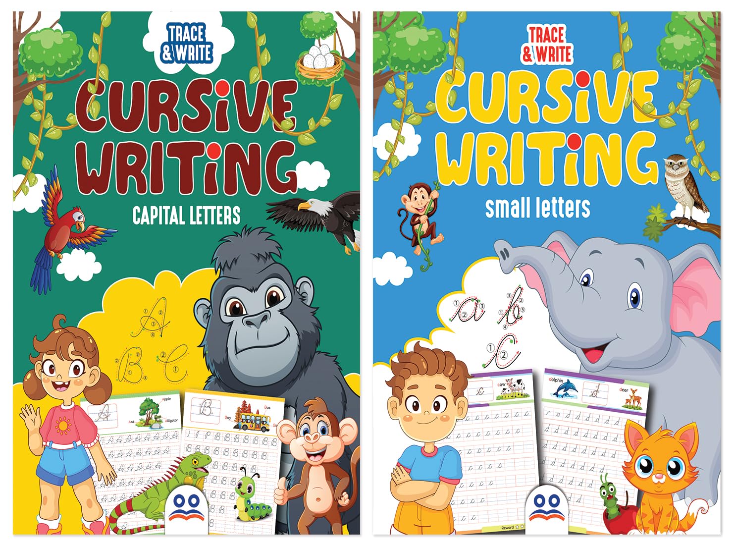 Alphabet Tracing Book for Kids - Capital Letters And Small Leters ...