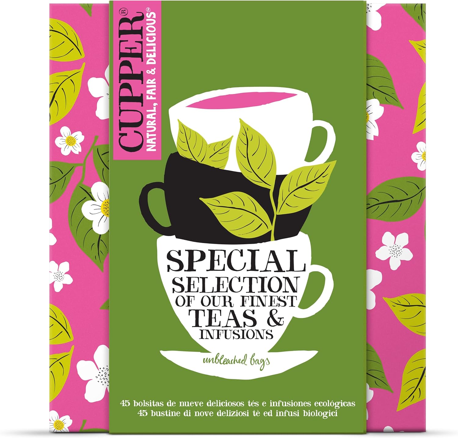 Cupper Collection Tè e Tisane Biologiche, Cofanetto, Assortimento di Tè ...