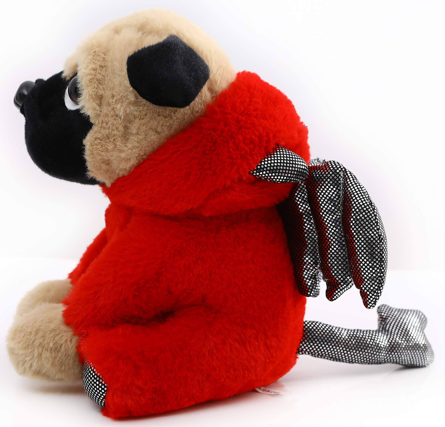 Snapklik.com : Pug Devil Stuffed Animal Pug Dog Wearing Devil Costume ...