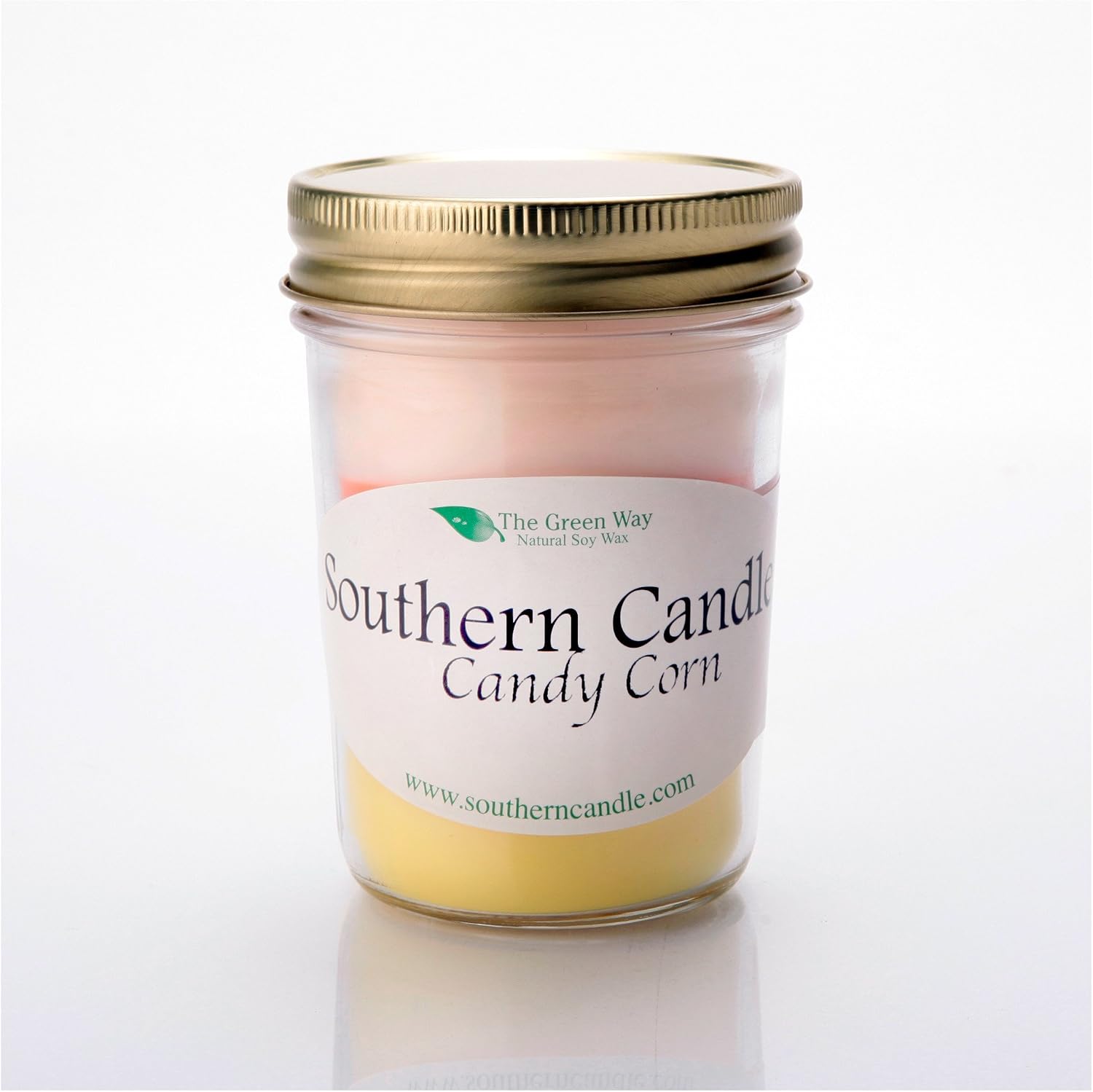 Amazon.com: Candy Corn - 8 oz Heritage Jar Natural Soy Wax Candle ...