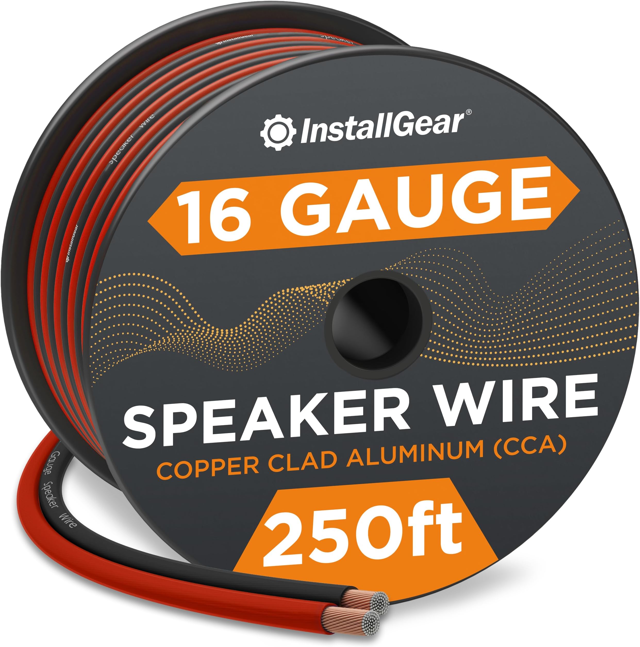 Amazon.com: High Performance 16 Gauge Speaker Wire, Oxygen Free Pure ...