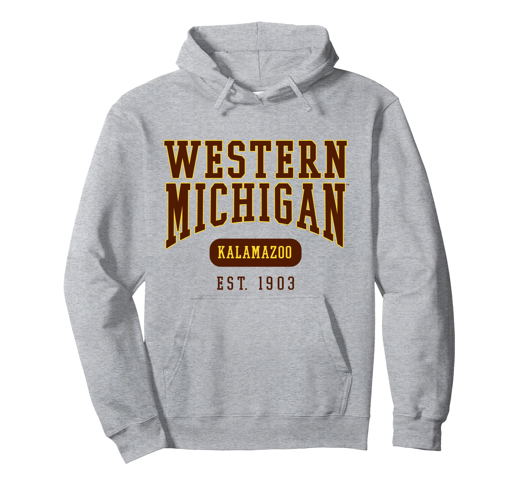 Amazon.com : Western Michigan University Broncos Founded Date Pullover ...