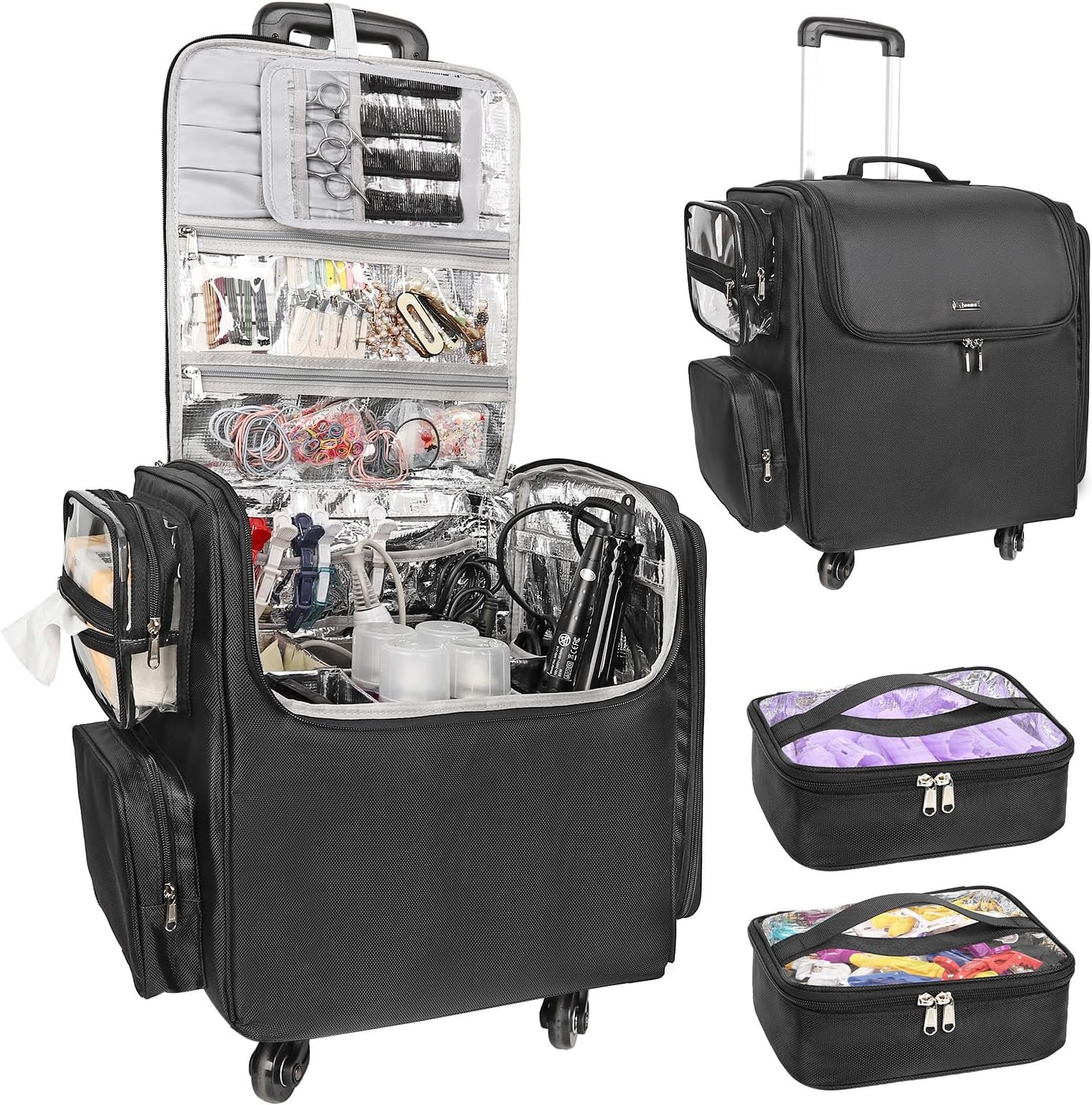 Amazon.com : Hairstylist Traveling Bag, Large Capacity Barber Travel ...