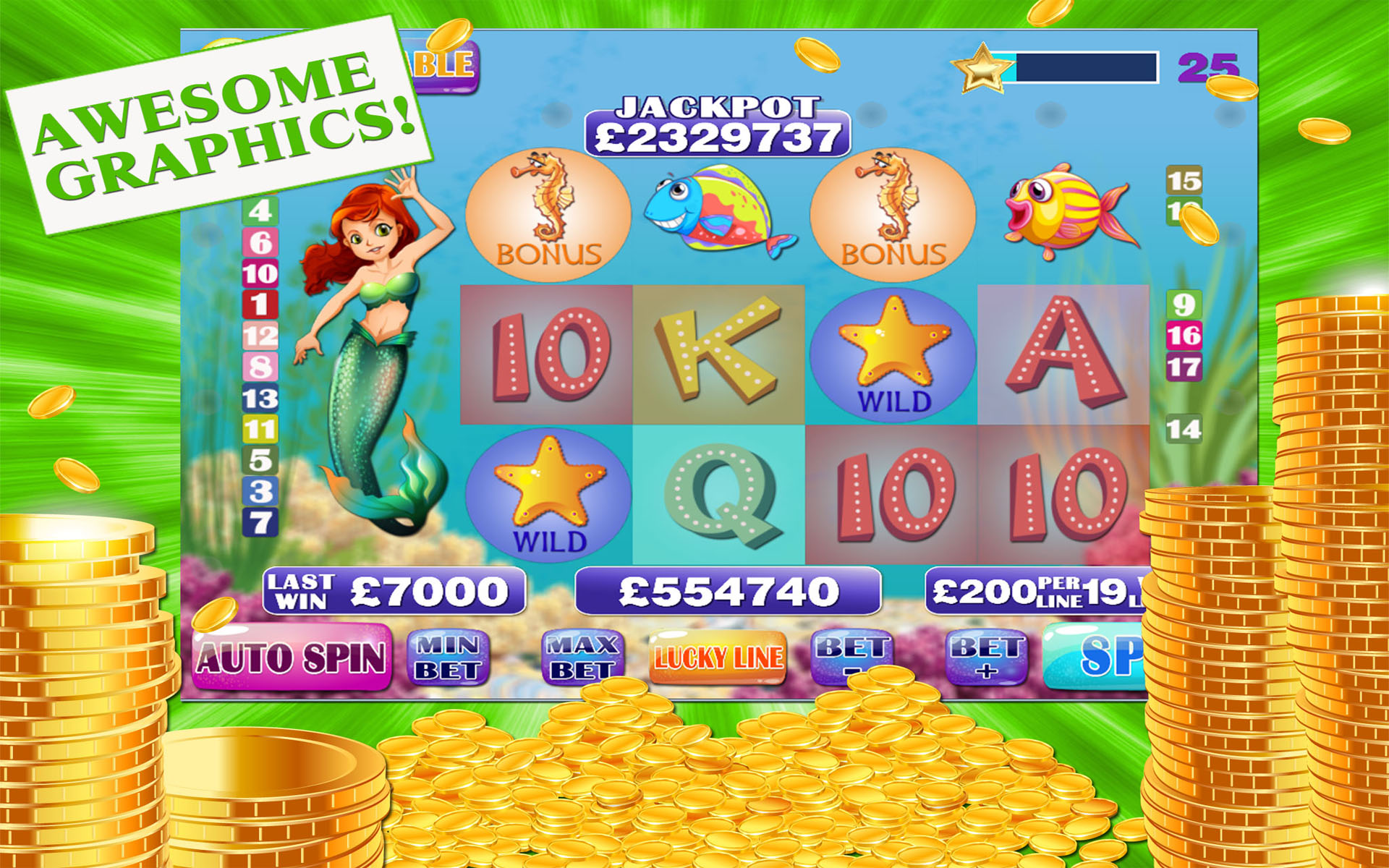 The Mermaid Slot - App on Amazon Appstore