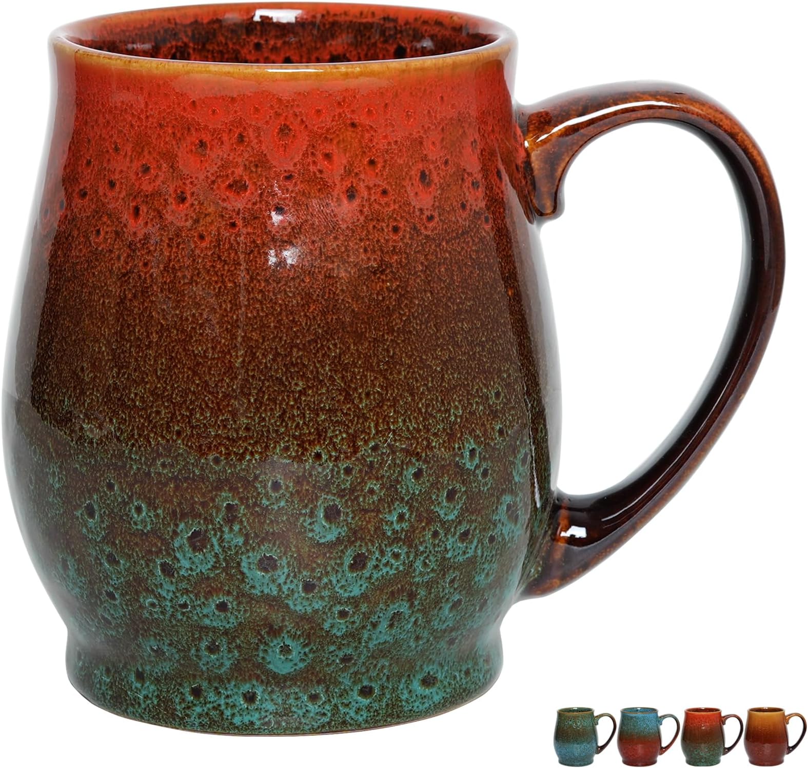 Amazon.com: 24 oz Ceramic Coffee Mug Large Milk Coffee Mug Tea Cup for ...