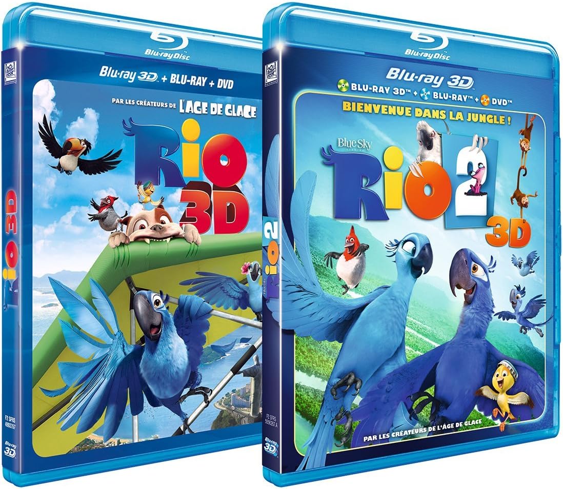 Rio + Rio 2- Coffret 2 BluRay 3D Amazon [Blu-ray]: Amazon.ca: Movies ...