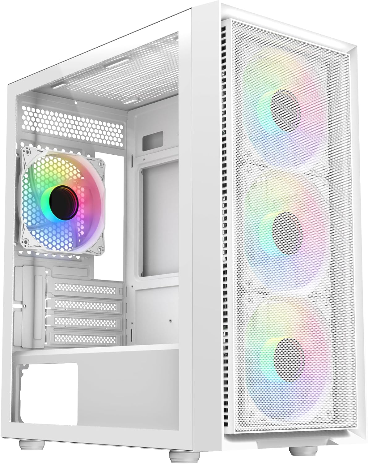 Amazon.com: SAMA M203 White Micro ATX Mini-ITX Computer Case High ...