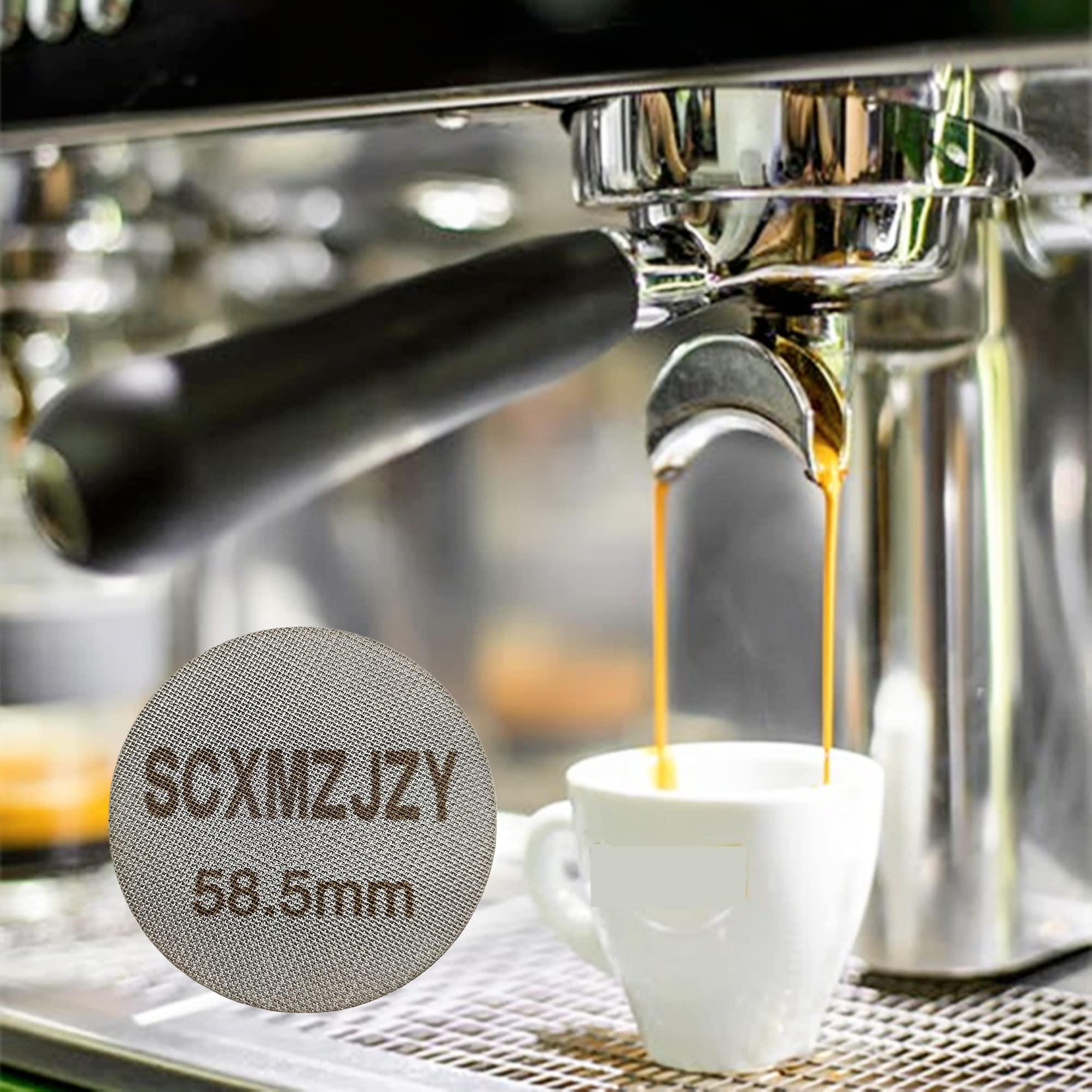 Snapklik.com : Espresso Puck Screen 58mm-58.5mm, 1.7mm Thickness, 150μm ...