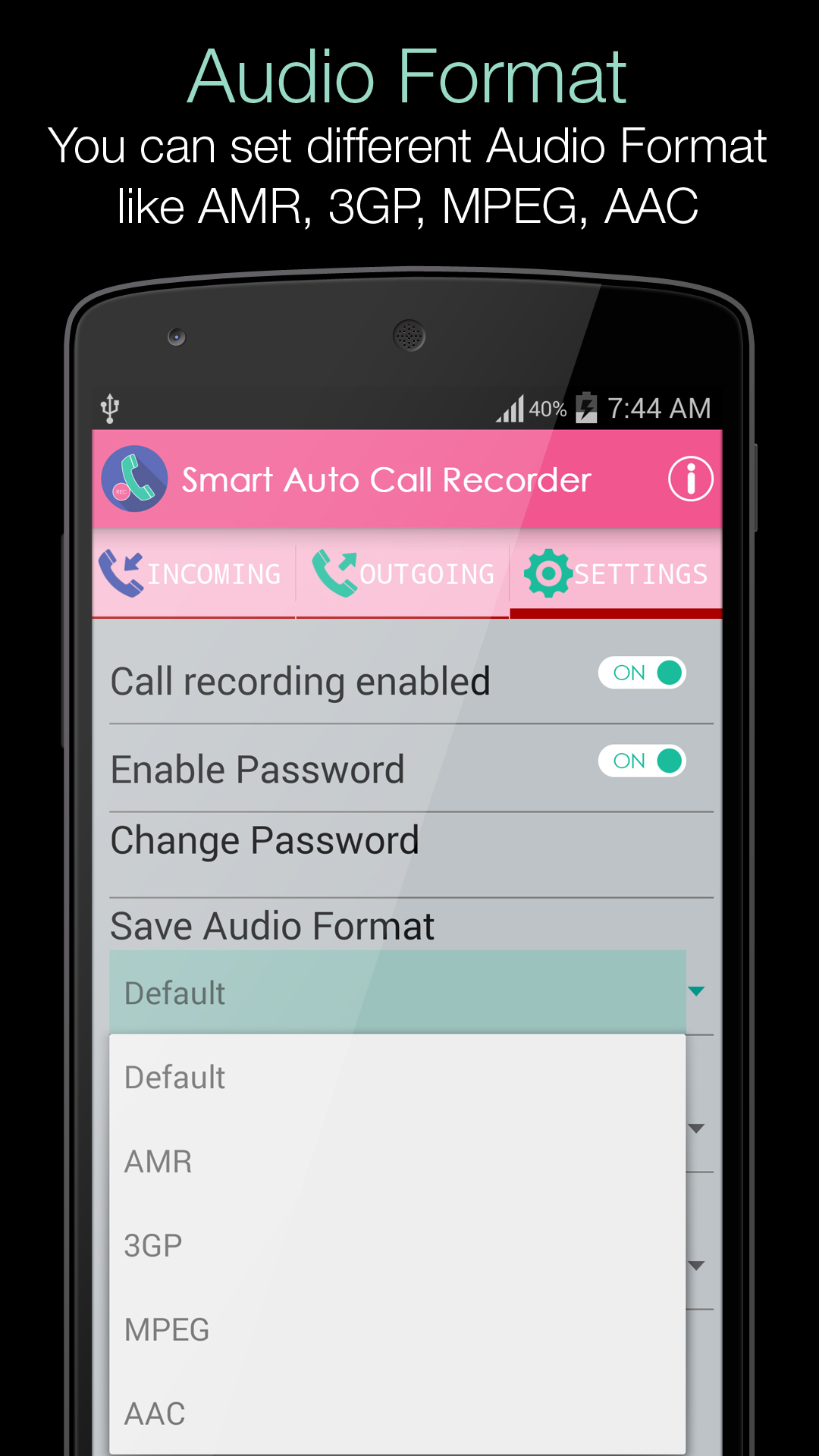 Smart Auto Call Recorder - App on Amazon Appstore