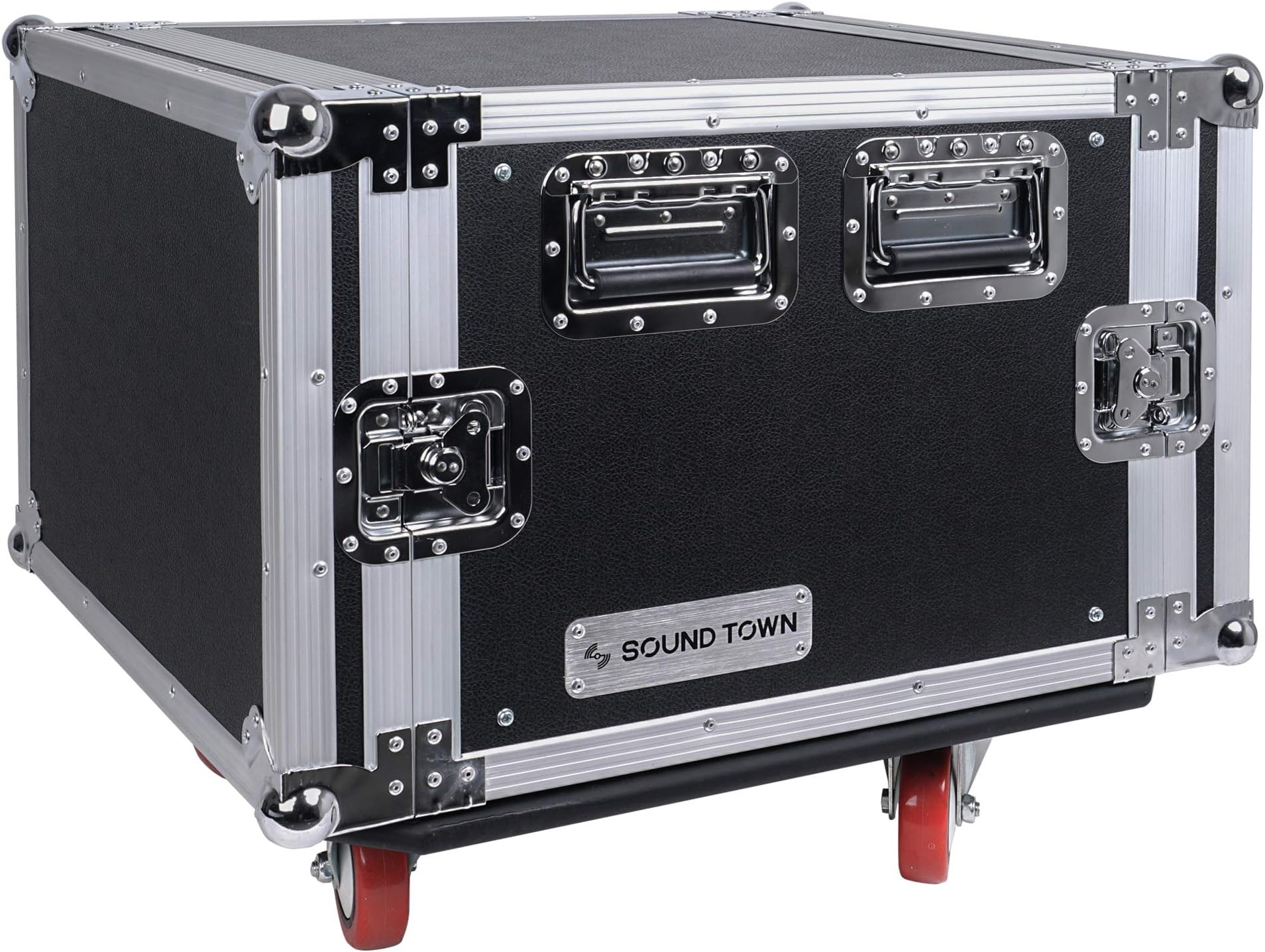 Amazon.com: Sound Town 8U PA/DJ Rack/Road Case, 8-Space, with 21 ...