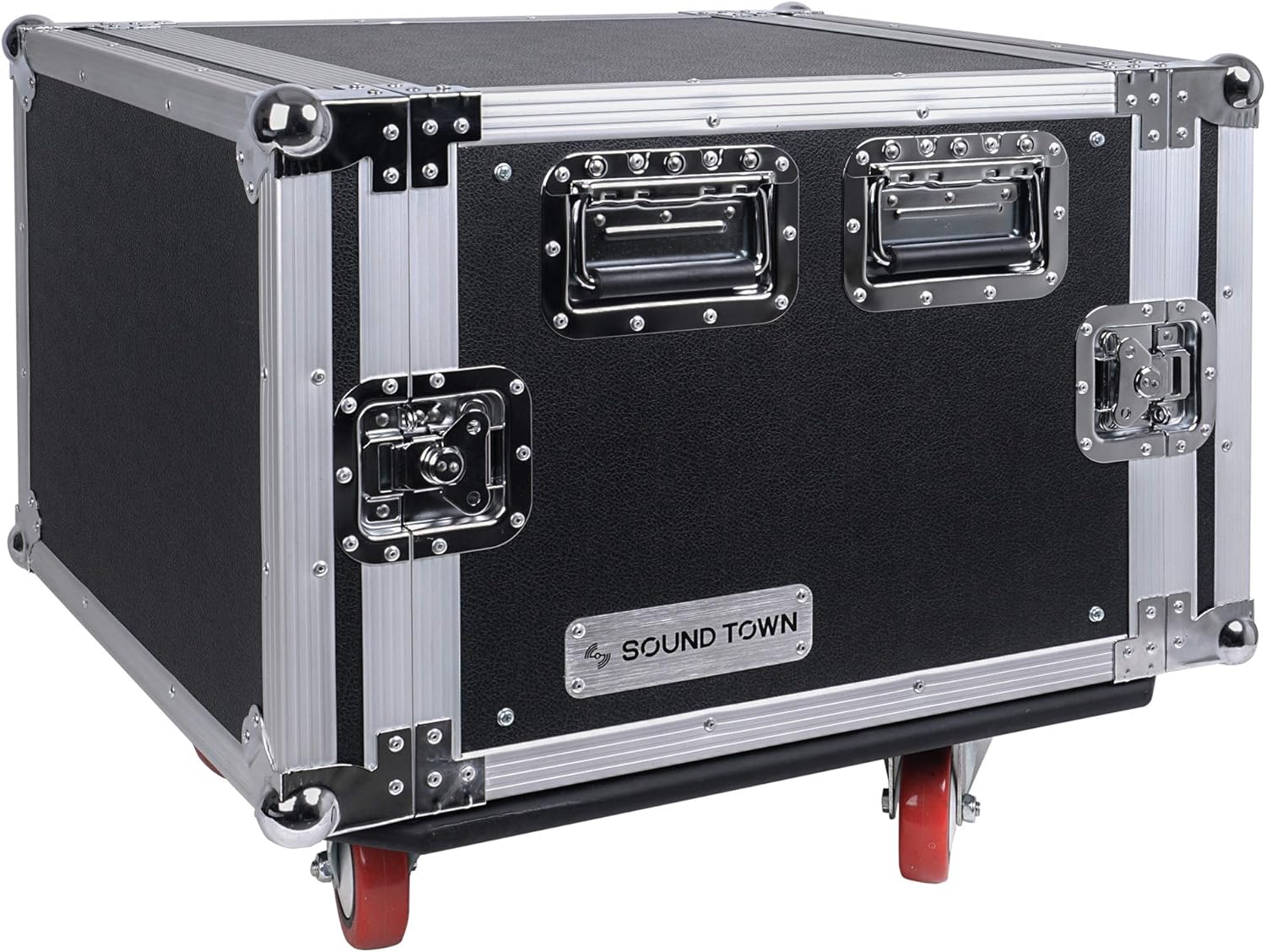 Amazon.com: Sound Town 8U PA/DJ Rack/Road Case, 8-Space, with 21 ...