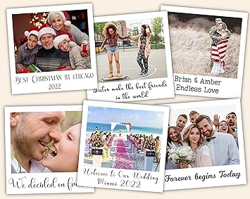 Amazon.com: Personalized Magnets - Customized Photos | 1-20 pcs Fridge ...
