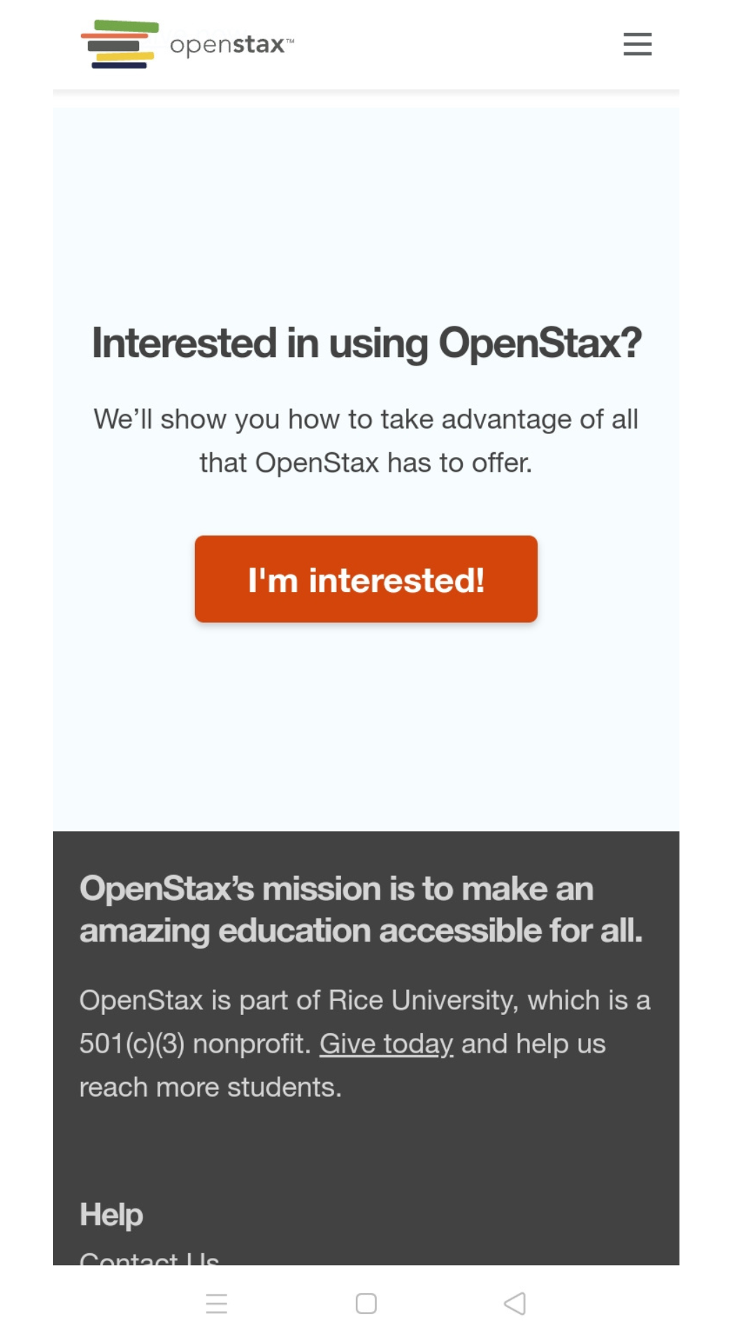 OpenStax app - App on Amazon Appstore