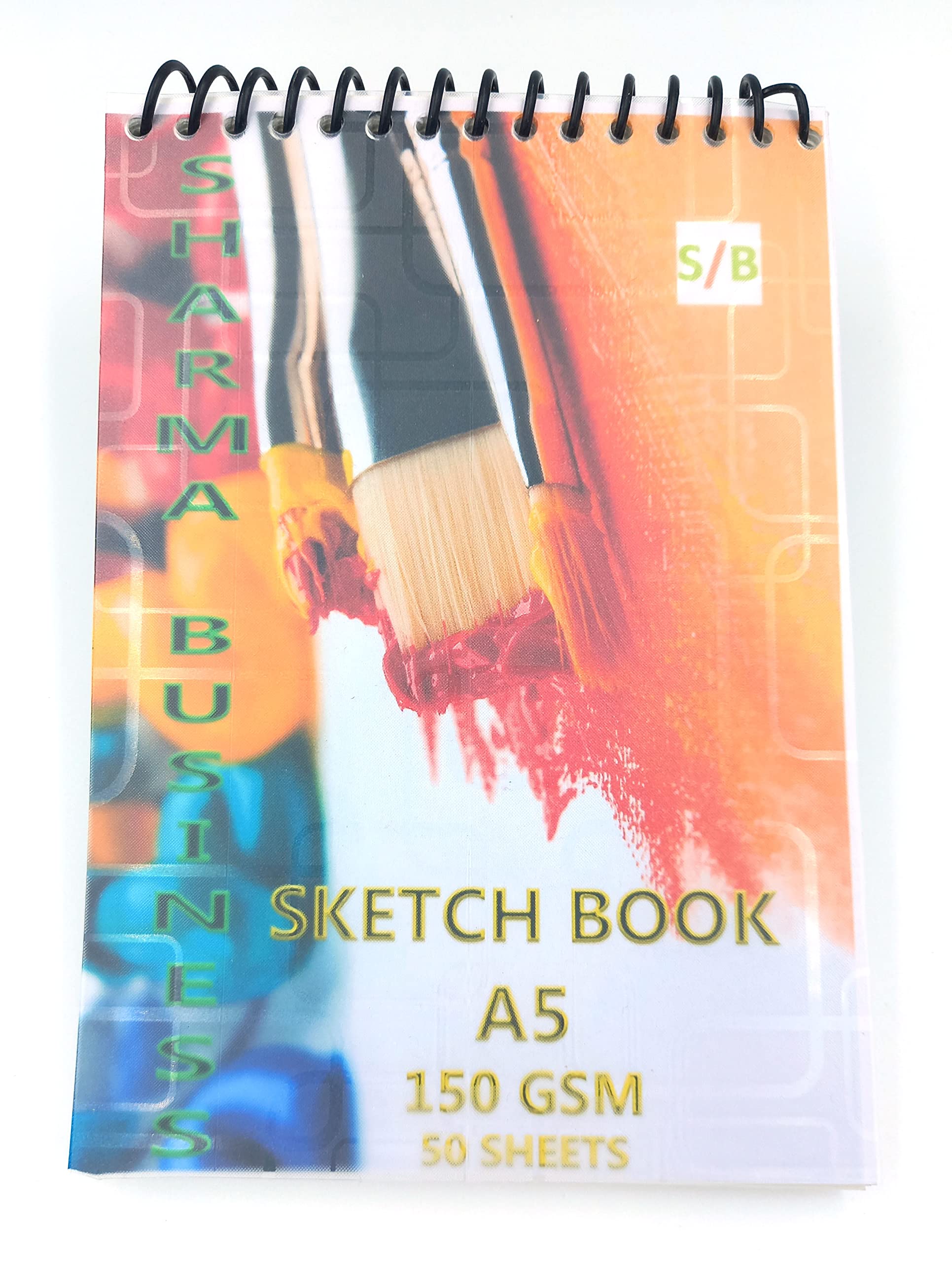 SHARMA BUSINESS 20X15 cm Top Spiral Bind Sketch Book Pad Pack of 1, 50 ...