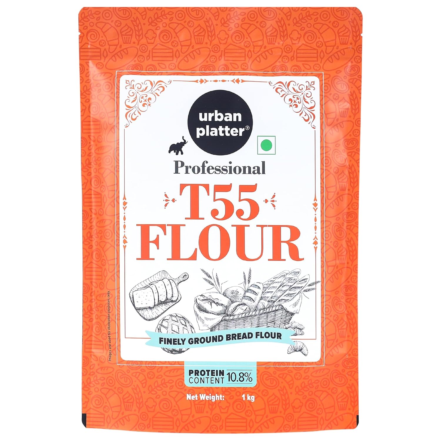 Amazon.com : French T55 Fine Wheat Bread Flour , 1 KG (35.27 OZ ...
