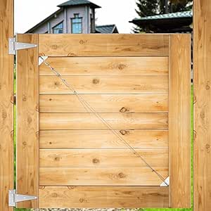 Amazon.com: Dreamxiang Anti Sag Gate Kit for Wooden Fence Gate, Anti ...