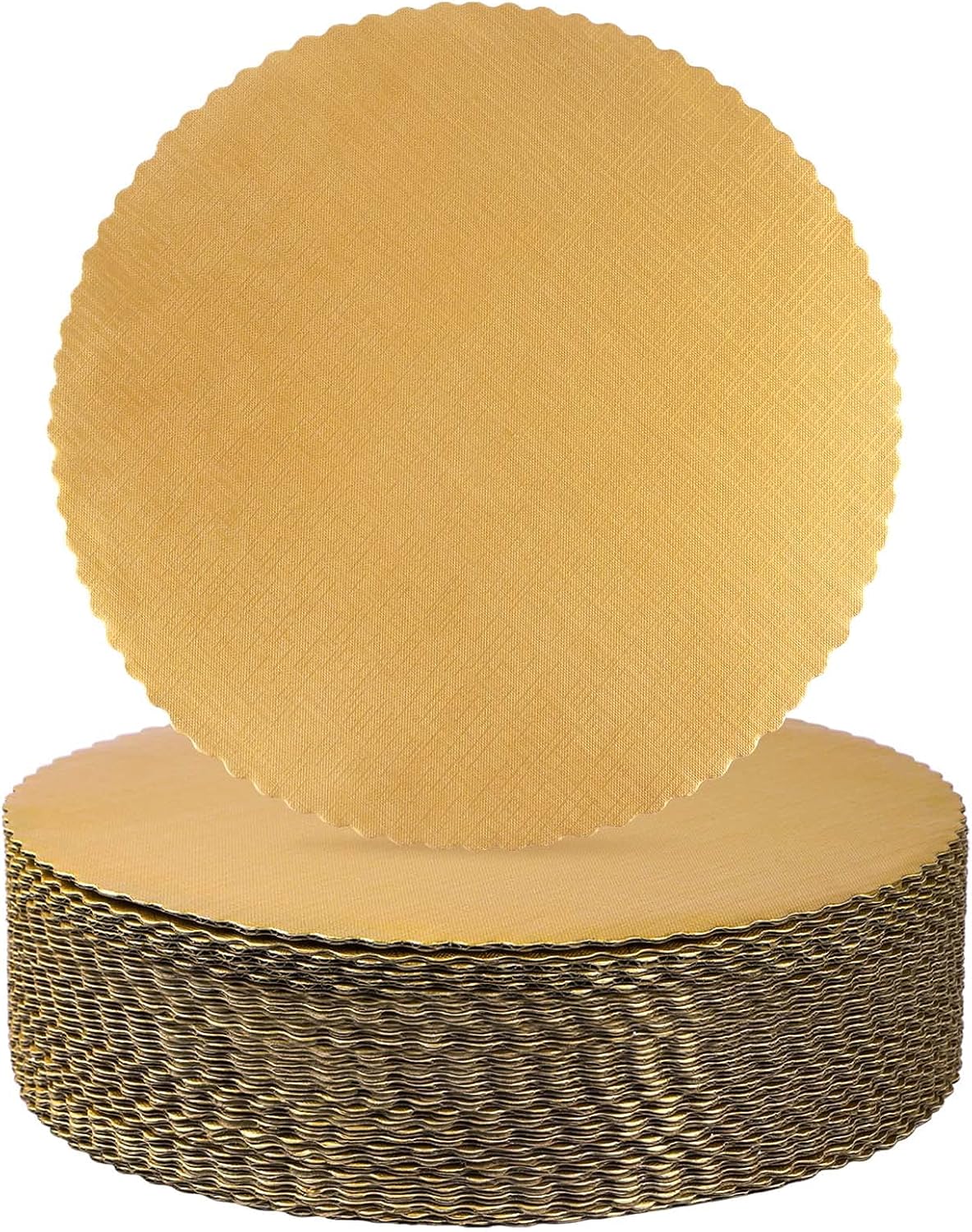 Amazon.com: 35 Pack Cake Boards 12 Inch Cake Base Gold Cardboard ...