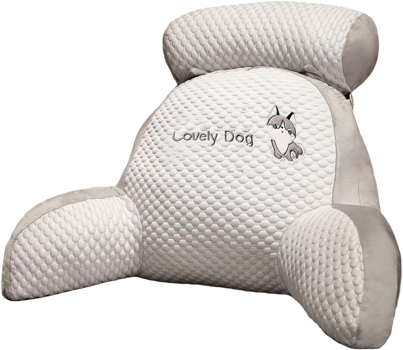 UHLSNHK Oreiller de lecture pour lit lecture Cushion Dossier détachable ...