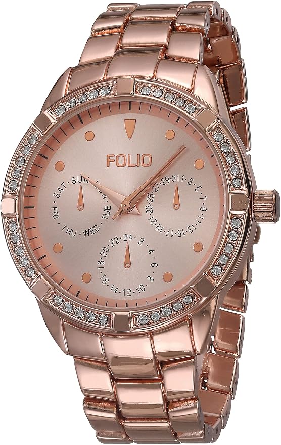 Mass Market Watches Reloj Folio FMDFL1017 para Dama : Amazon.com.mx ...