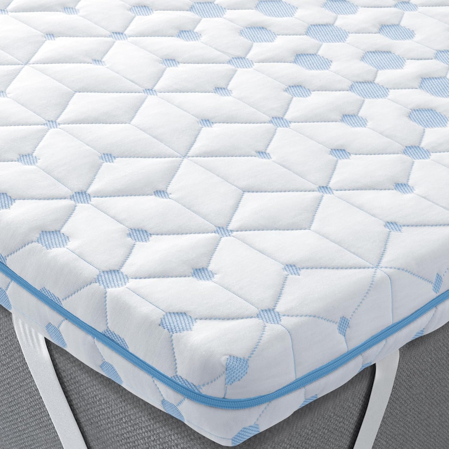 Amazon.com: Sleepmax 4 Inch Firm Mattress Topper Twin - Gel Memory Foam ...
