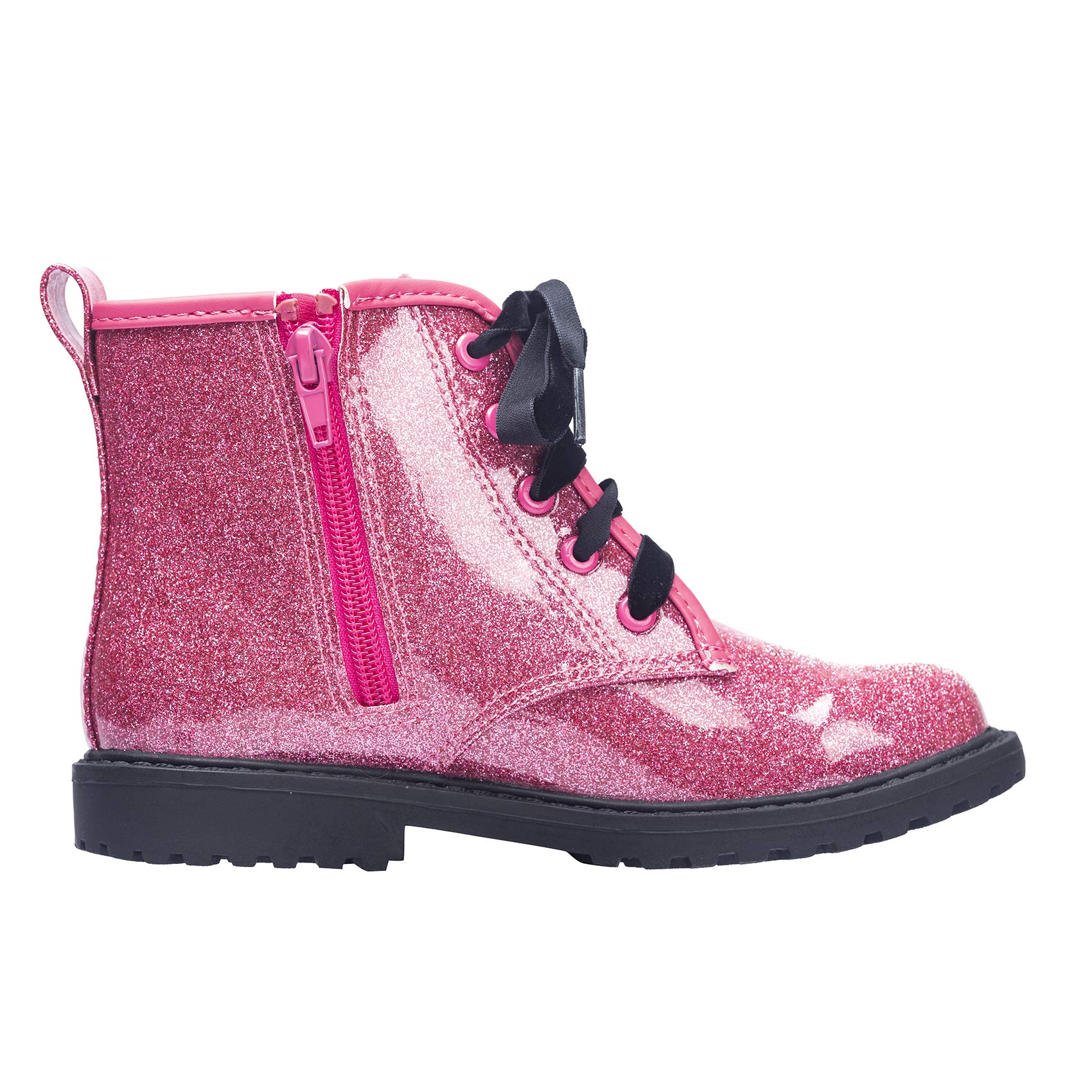 Snapklik.com : FITORY Girls Glitter Ankle Boots, Lace Up Waterproof ...
