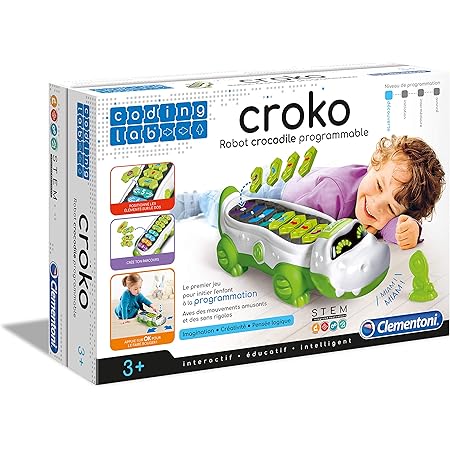 Clementoni- Coding Lab-Coko, Robot Crocodile programmable, 52384 ...