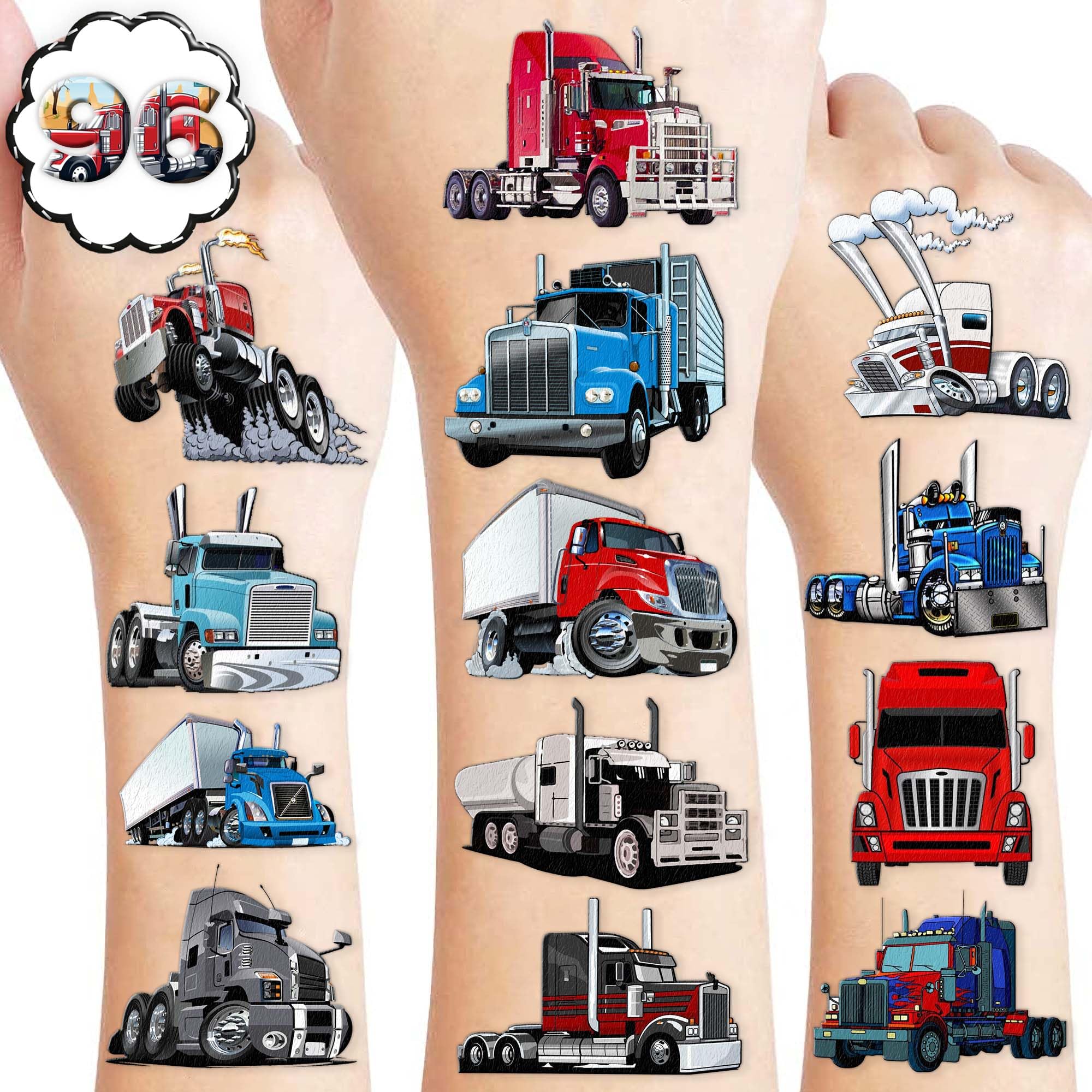Big Rig Truck Tattoos 18 Wheel Beauties: The Hunt For Big Rig Tattoos!