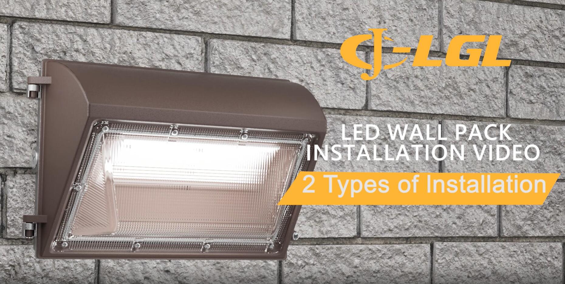 Watch The 2 Mounting of the LED Wall Pack Make Lighting Easier! on ...