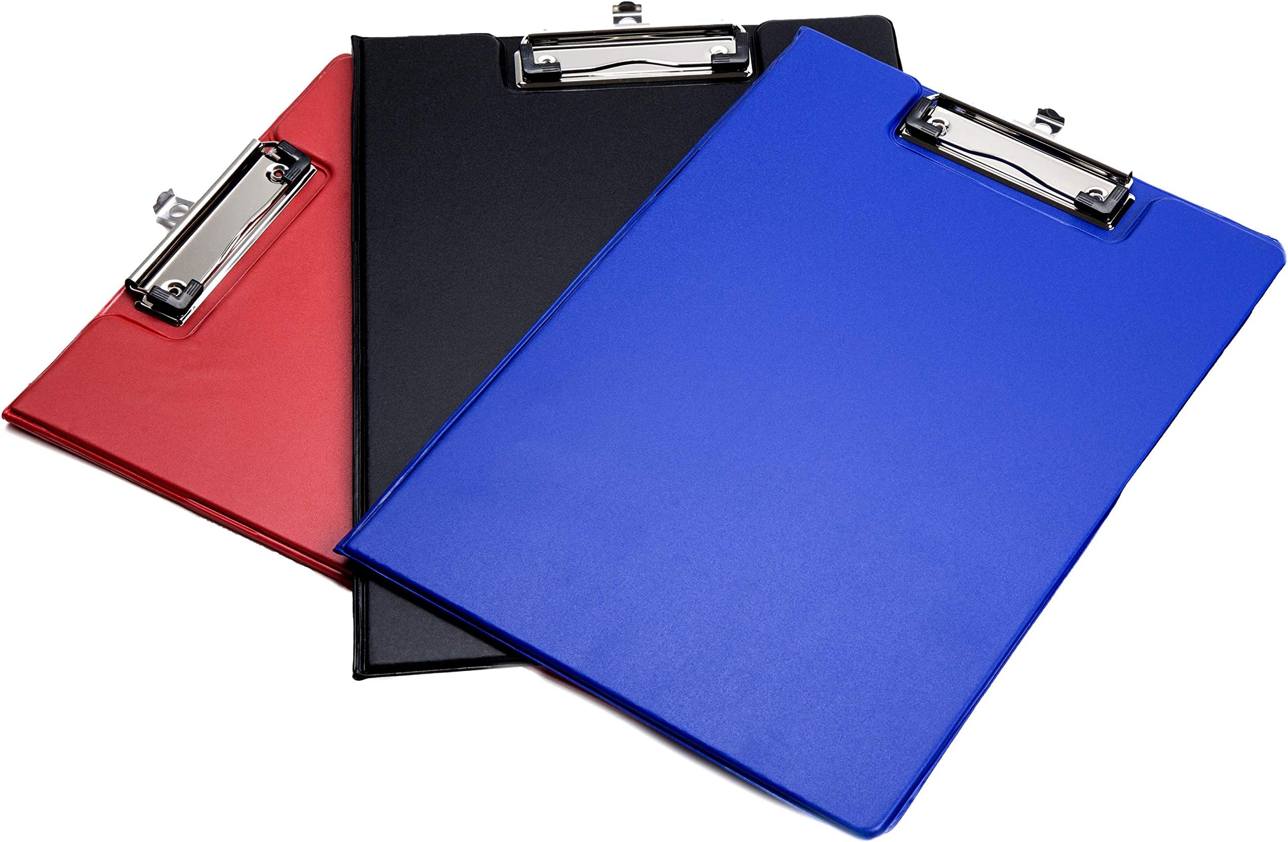 SECO A4+ PVC Covered Clipboard with Heavy Duty Clip - Blue (Pack of 12 ...