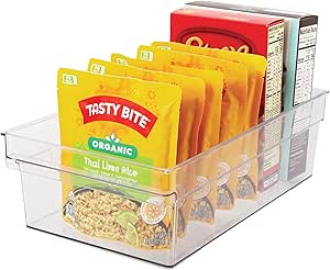 Amazon.com: Oggi Easi-Grab Cabinet/Drawer Storage Bin - Clear, Ideal ...