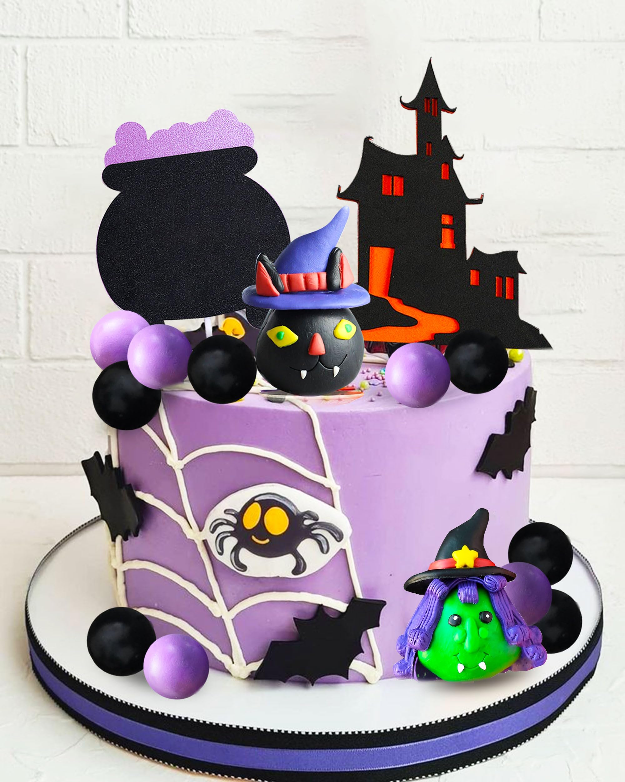 Amazon.com: JeVenis wicked Cake decorations Witch Cake Decoration ...