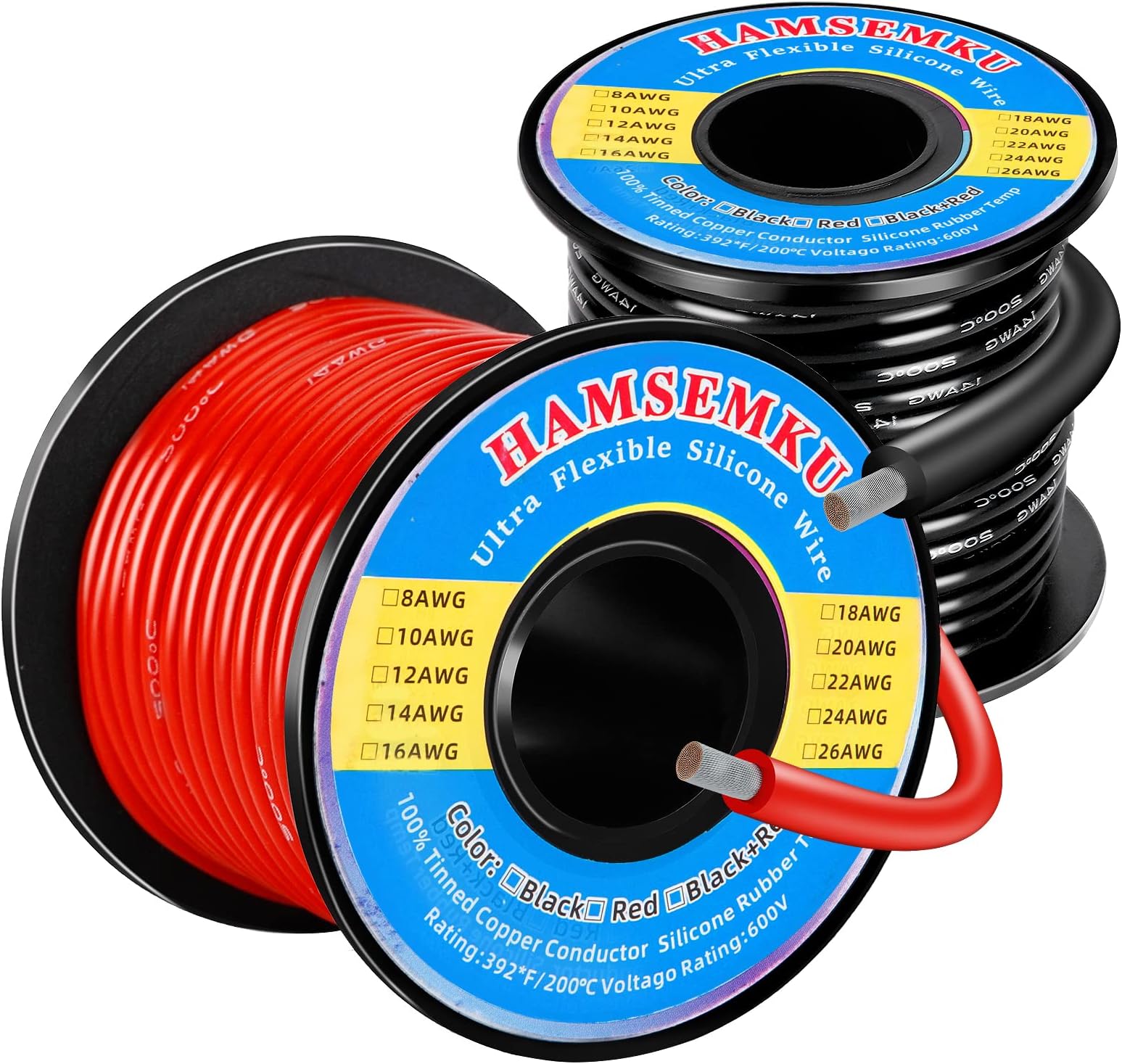 Southwire 55879923 Primary Wire, 10-Gauge Bulk Spool, 100-Feet, Blue ...
