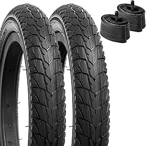 Amazon.com : YUNSCM 2-PCS 12" Bike Tires 12x1.75/47-203 and 12" Heavy Duty Bike Tubes Schrader ...