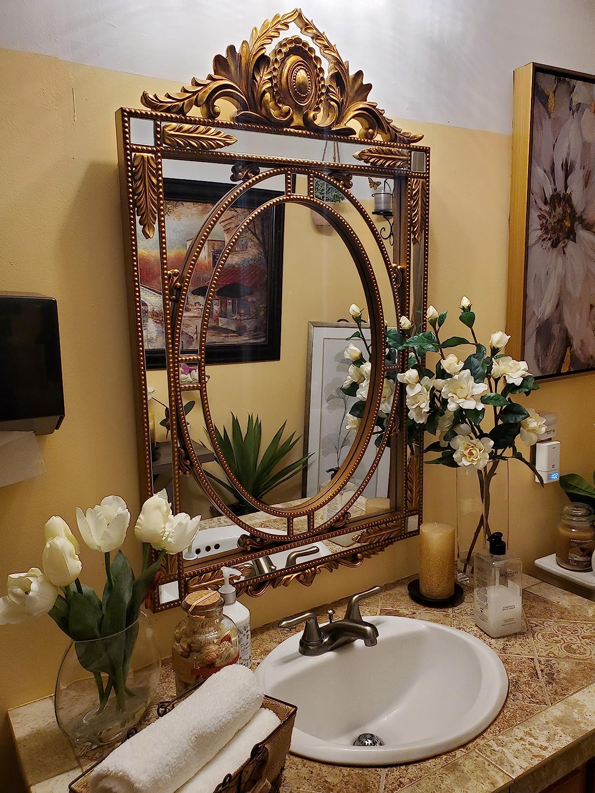 $50/mo - Finance Touch of Class Victorian Style Anwen Wall Mirror ...