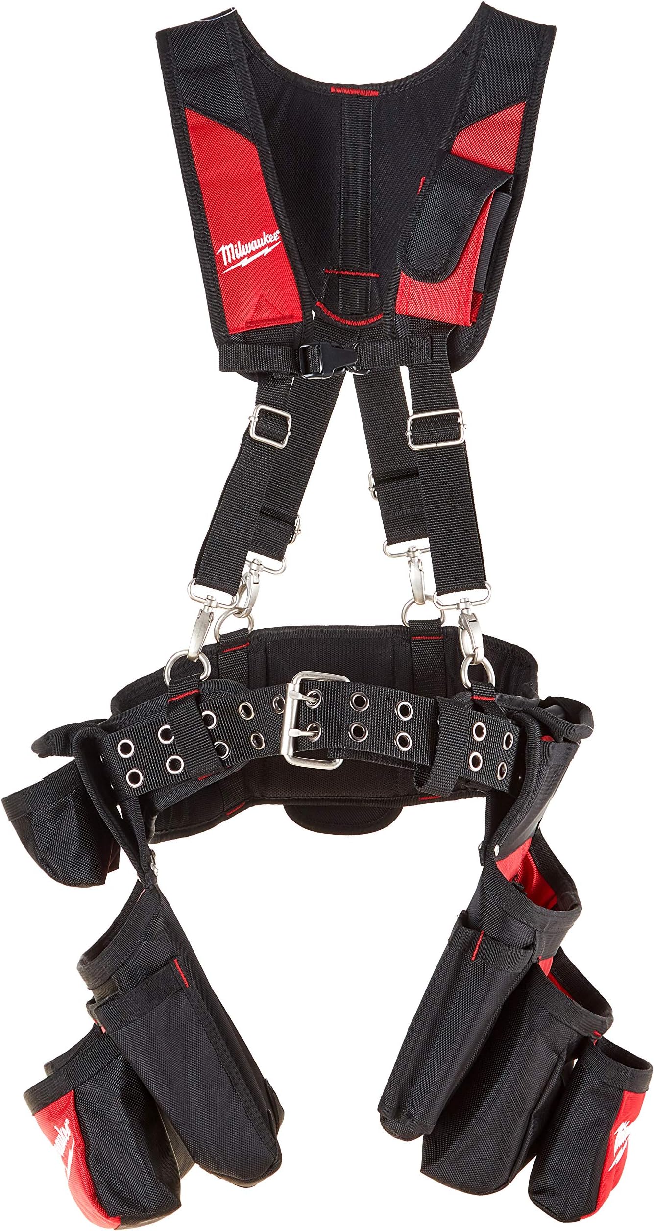 Milwaukee 48 22 8120 24 Pockets Contractors Work Belt with Suspension ...