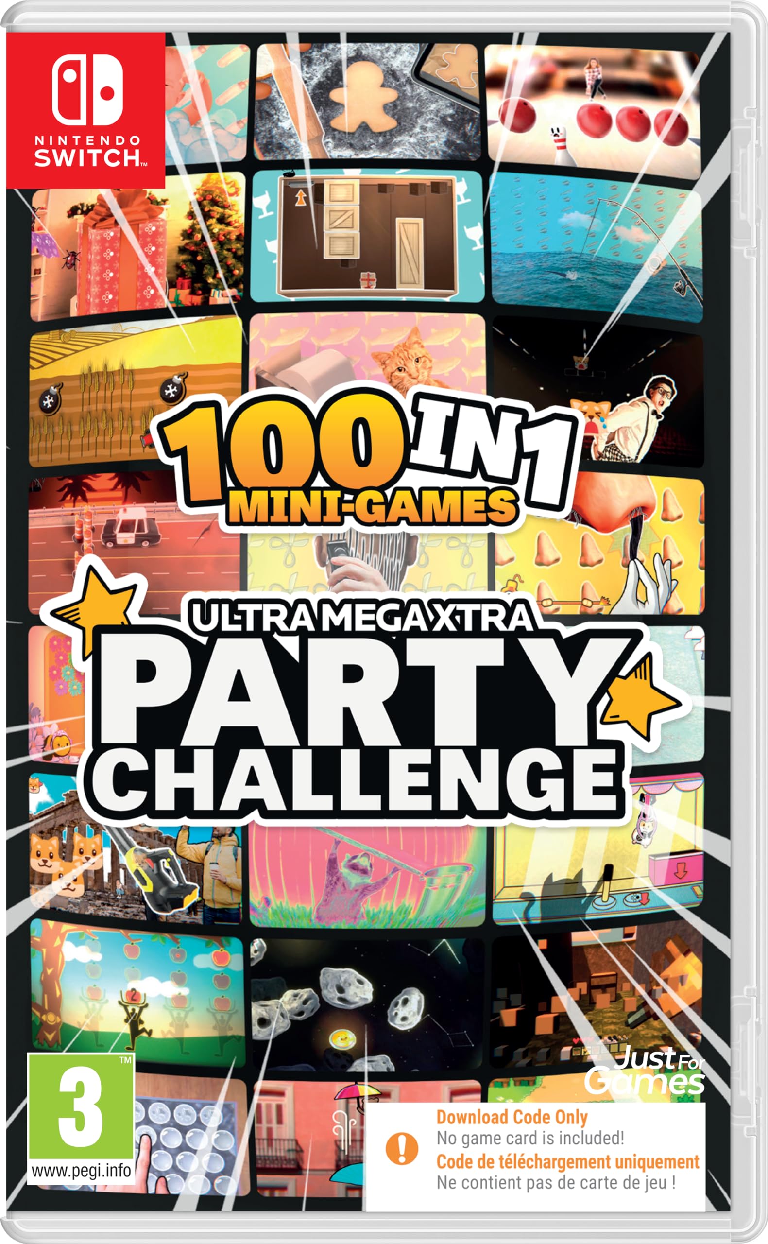 Ultra Mega Xtra Party Challenge (Nintendo Switch, Code-In-Box) : Amazon ...