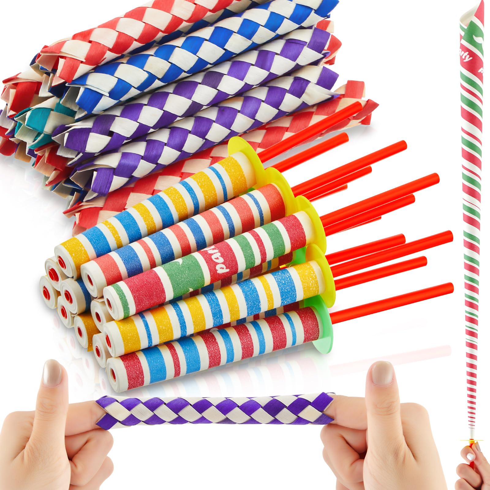 Amazon.com: Relaxgiant 50 Pcs Chinese Finger Traps for Kids and Yoyo ...