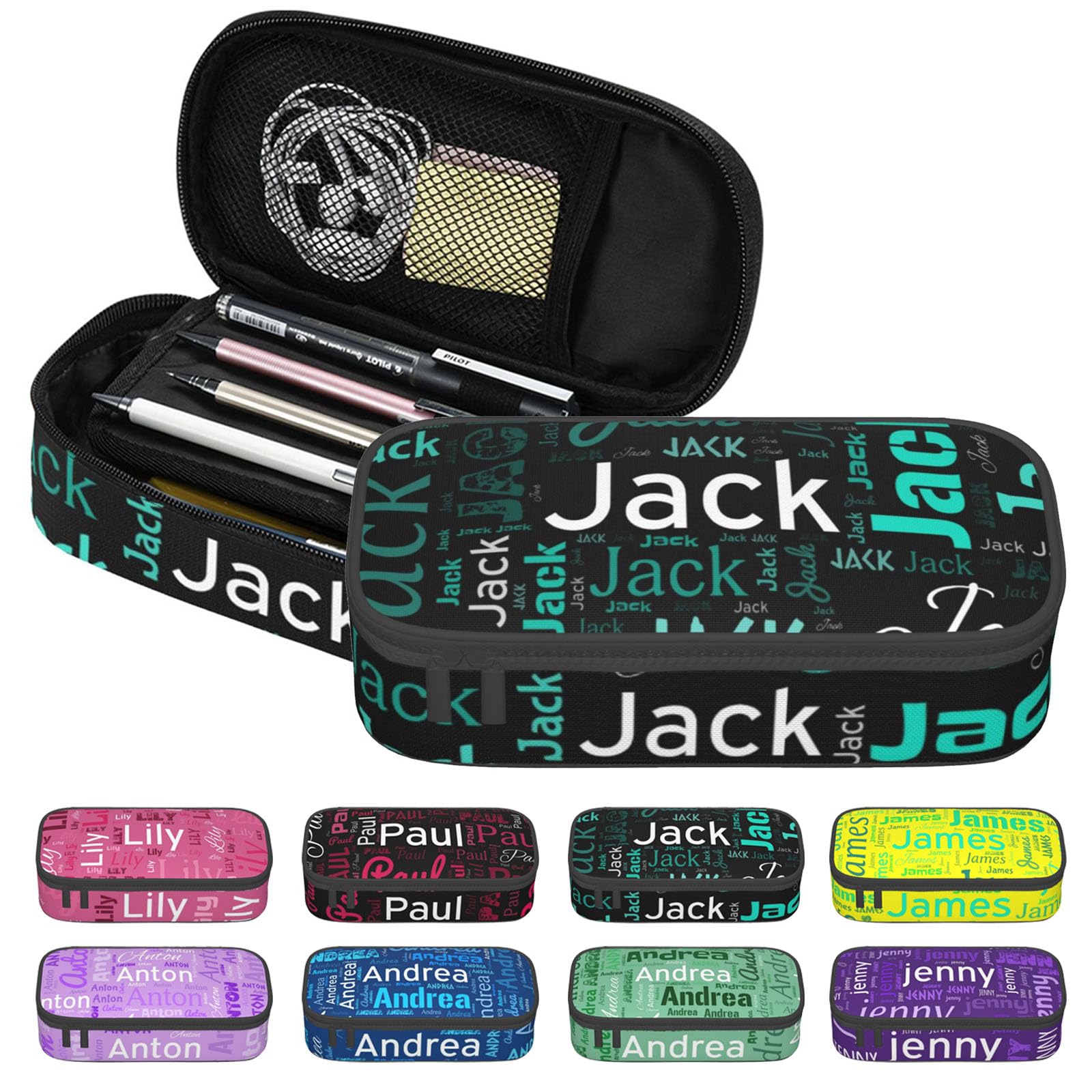 Custom Pencil Case Pouch with Name-Personalized Pencil Case with Name ...