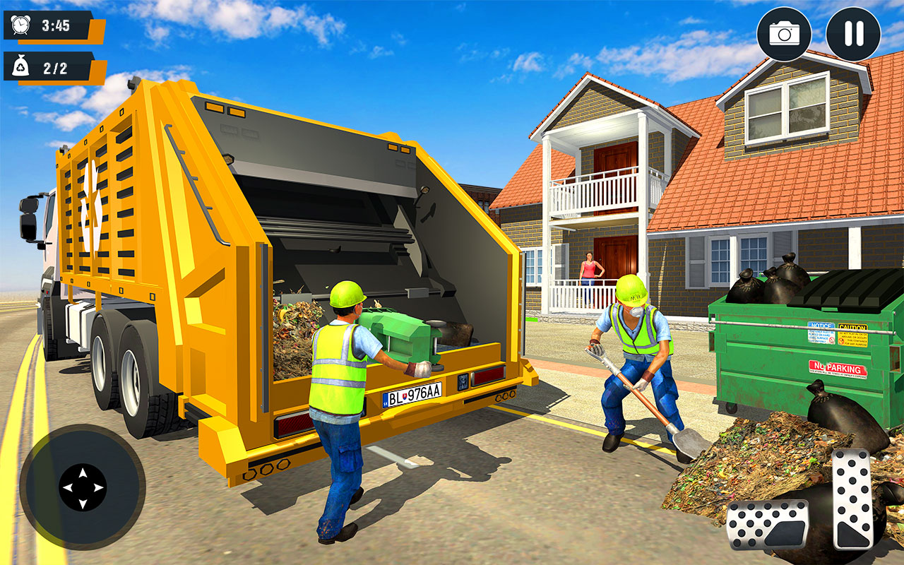 Real Garbage Truck Simulator: City Cleaner Trash Truck Driving Games ...