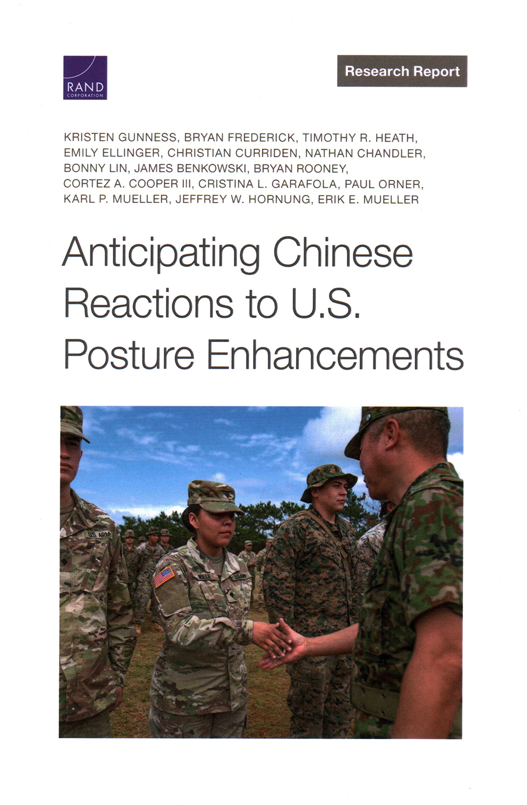 Anticipating Chinese Reactions to U.S. Posture Enhancements: Gunness ...
