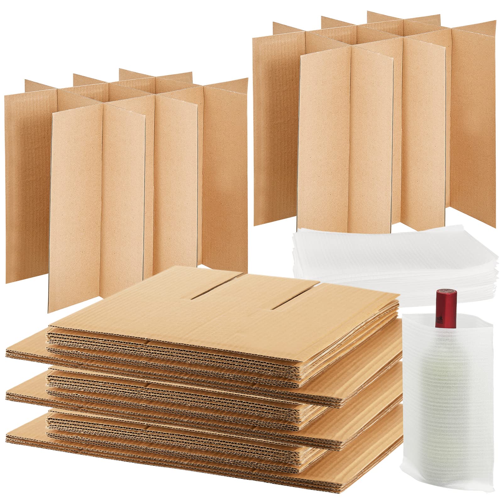 Amazon.com : Glass Divider Kits for Moving, Kitchen Moving Box Kit Dish ...