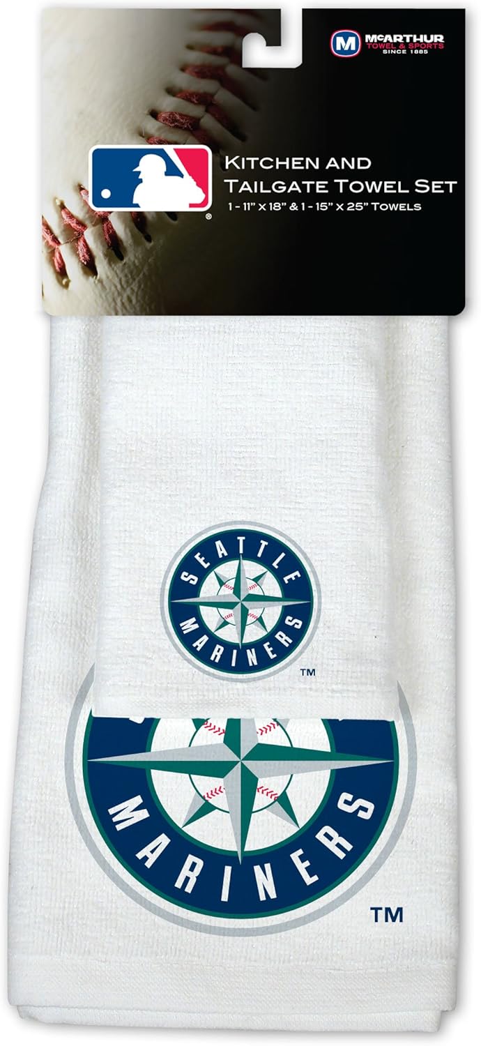 Amazon.com : MLB Seattle Mariners Kitchen Towel Combo : Sports Fan Hand ...