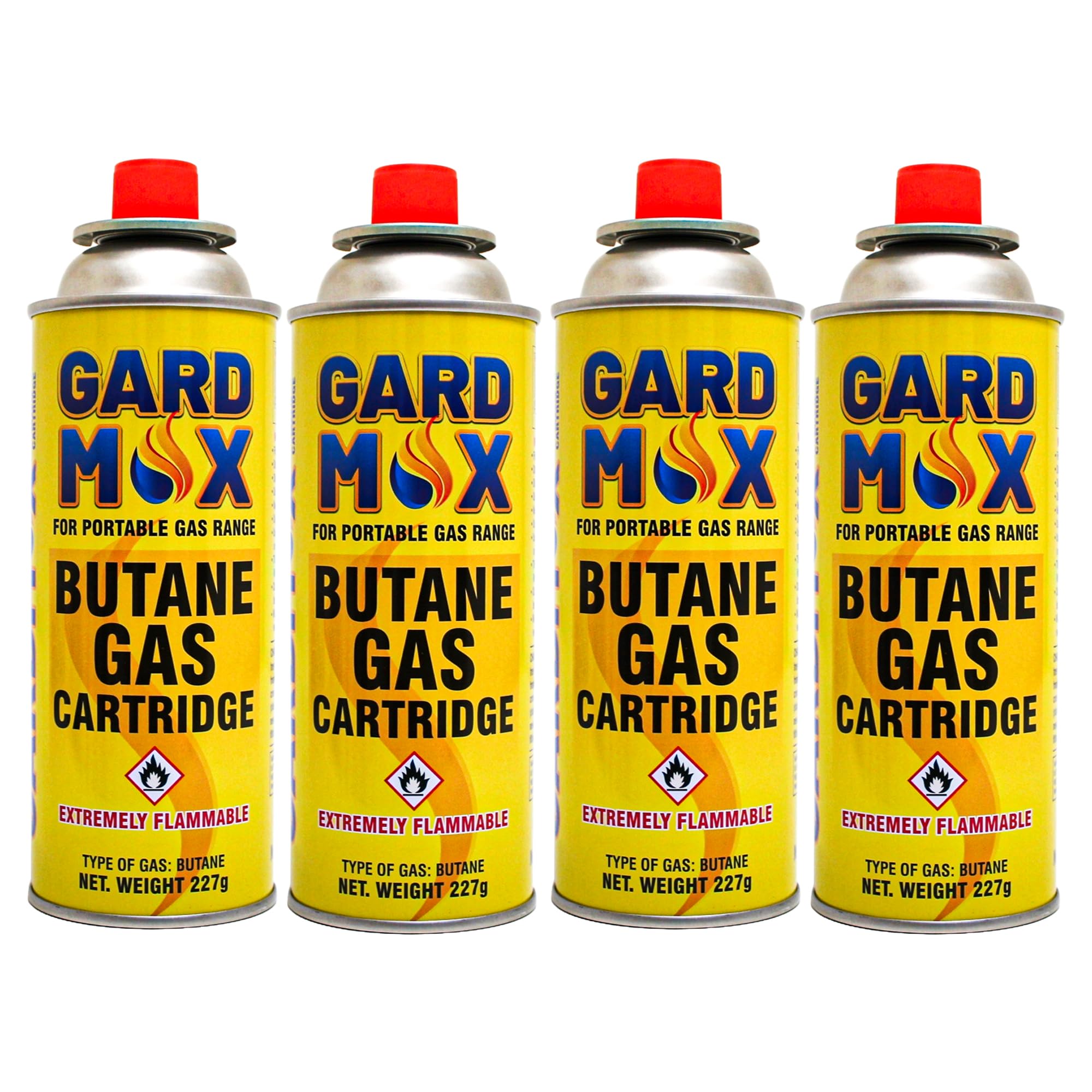 KMJ 4 Pack Butane Gas Canister– Premium Gas Canister for Camping Stove ...