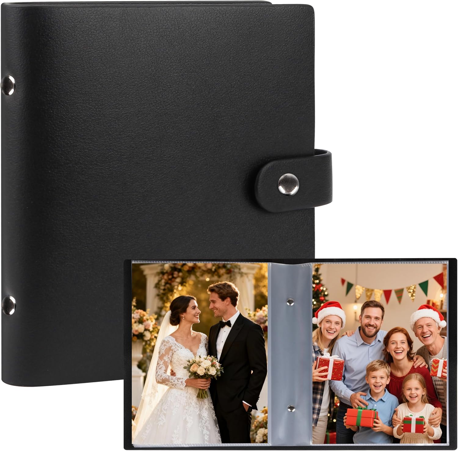 Photo Album 6x8 Holds 68 Photos, 6x8 Photo Album Linen Cover with Front ...