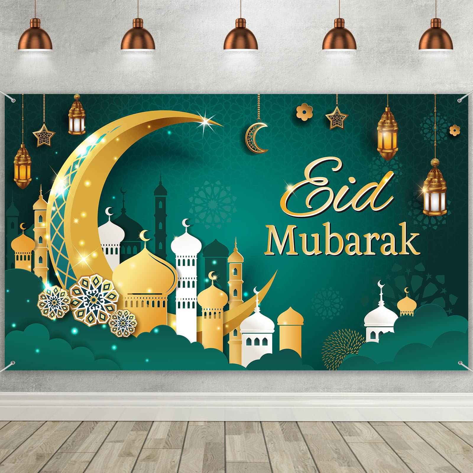 Electronikz - Eid Mubarak Background Party Decorations - Review