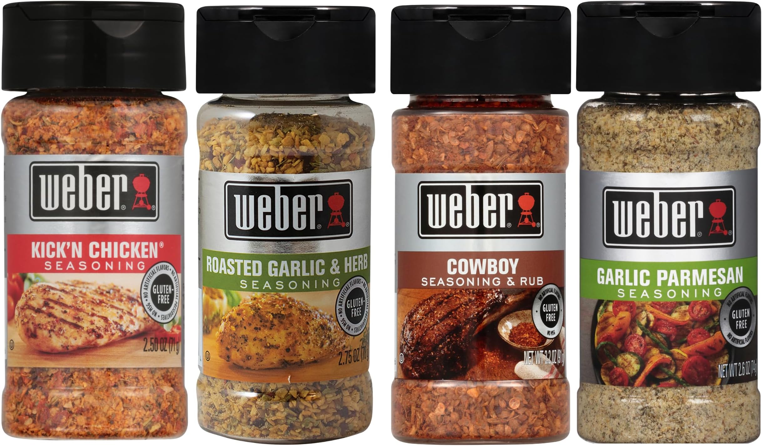 Amazon.com : Weber Classic Grilling Spice Set with Roasted Garlic ...
