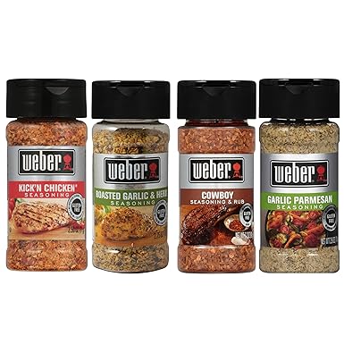 Amazon.com : Weber Classic Grilling Spice Set with Roasted Garlic ...