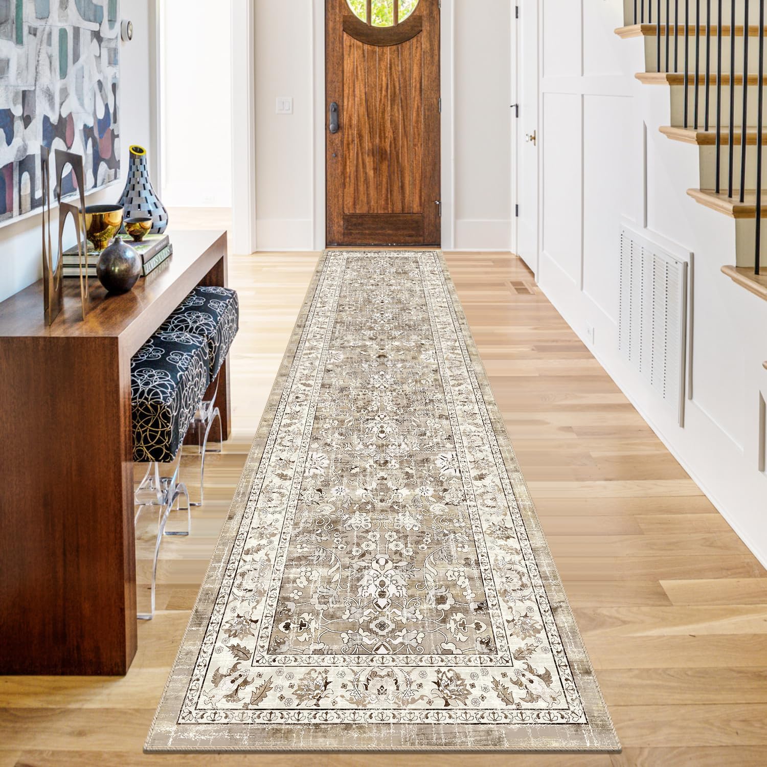 Amazon.com: jinchan Hallway Runner Rug 2x8 - Vintage Rug Kitchen ...
