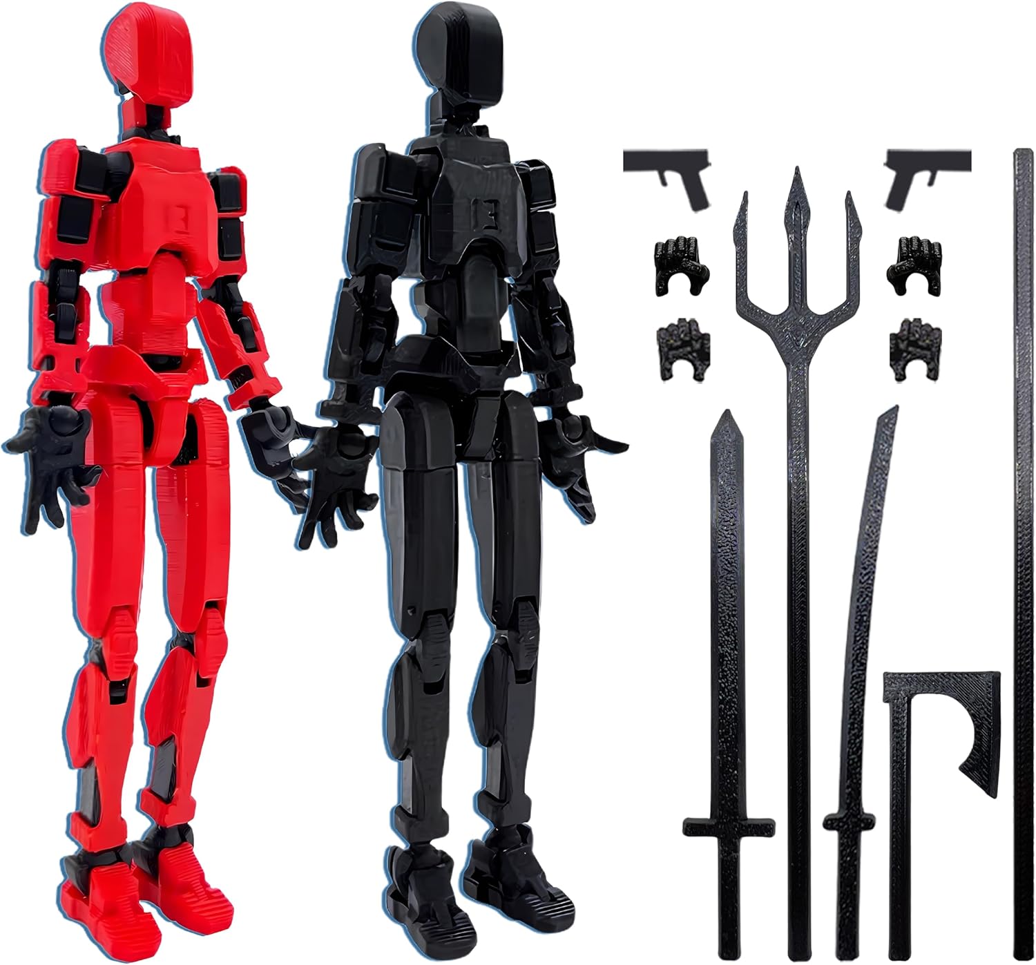 Amazon.com: (Assembly Completed) T13 Action Figure Set, 3D Printed Toys ...